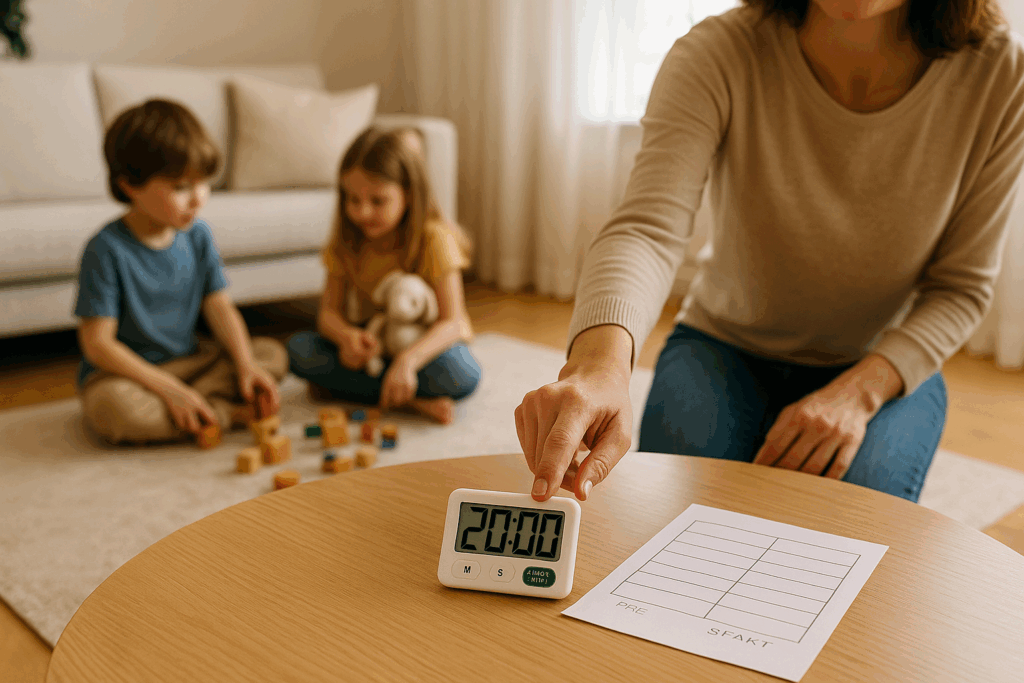 Easy 4-Step Timer Method Kids System Stops All Negotiations